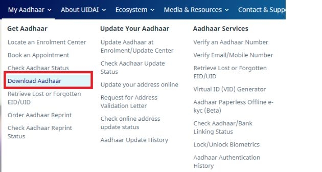 Aadhaar Card Download: UIDAI e-Aadhaar Download Online and Printing ...