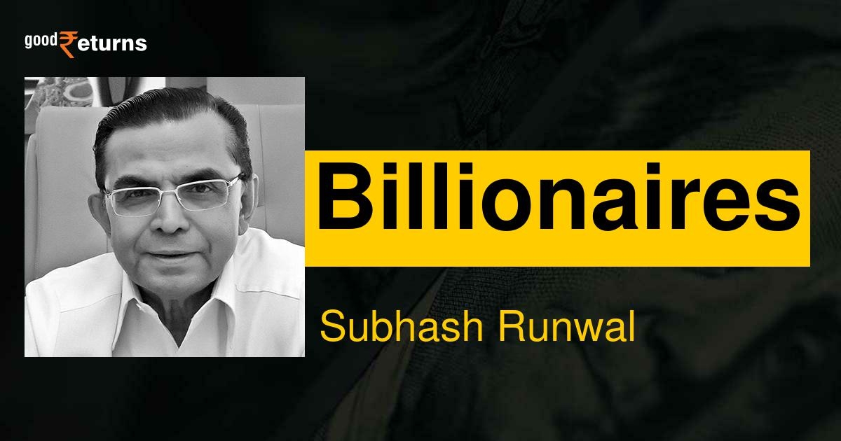Subhash Runwal: Subhash Runwal Net Worth, Biography, Age, Spouse ...