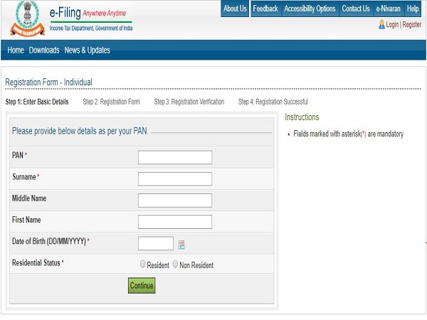How to Register For Income Tax E-Filing? - Goodreturns