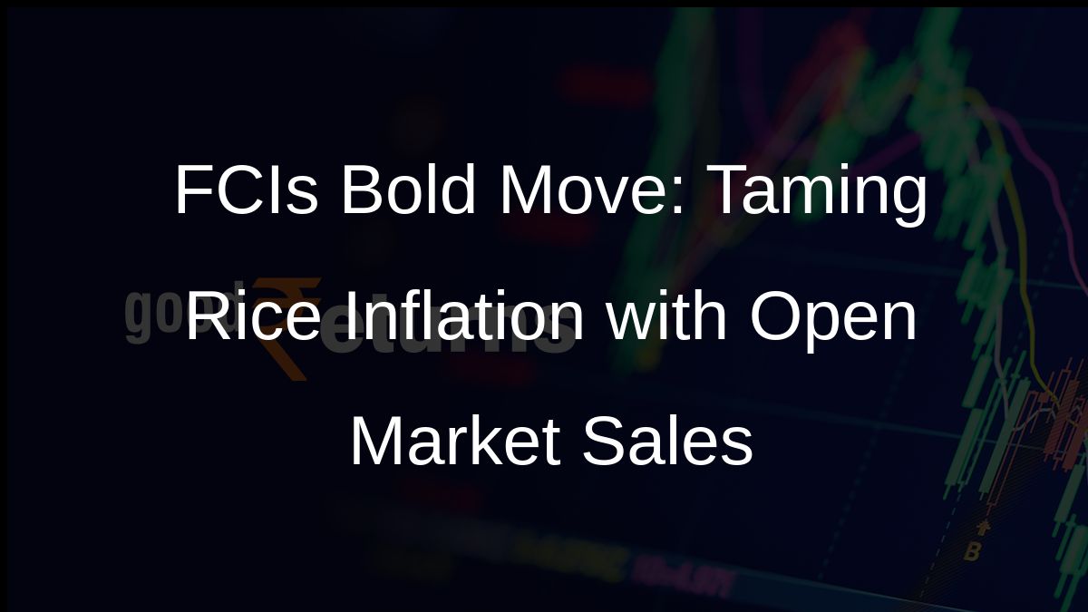 FCI Chief Addresses Rice Inflation, Encourages Traders to Boost ...